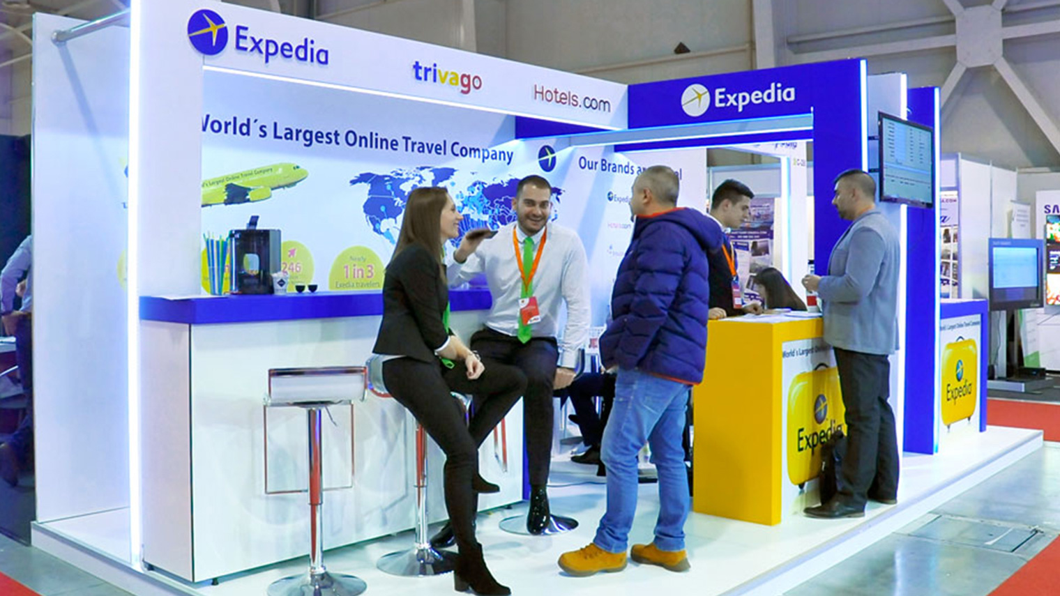 EXPEDIA / TRIVAGO | Експозиционен дизайн от Прим Дизайн
